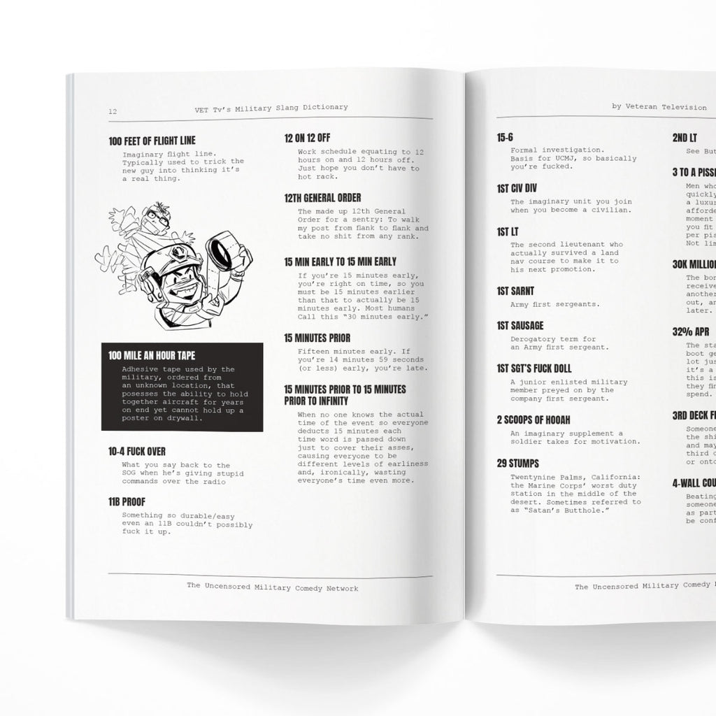 VET Tv's Military Slang Dictionary - ORDER NOW
